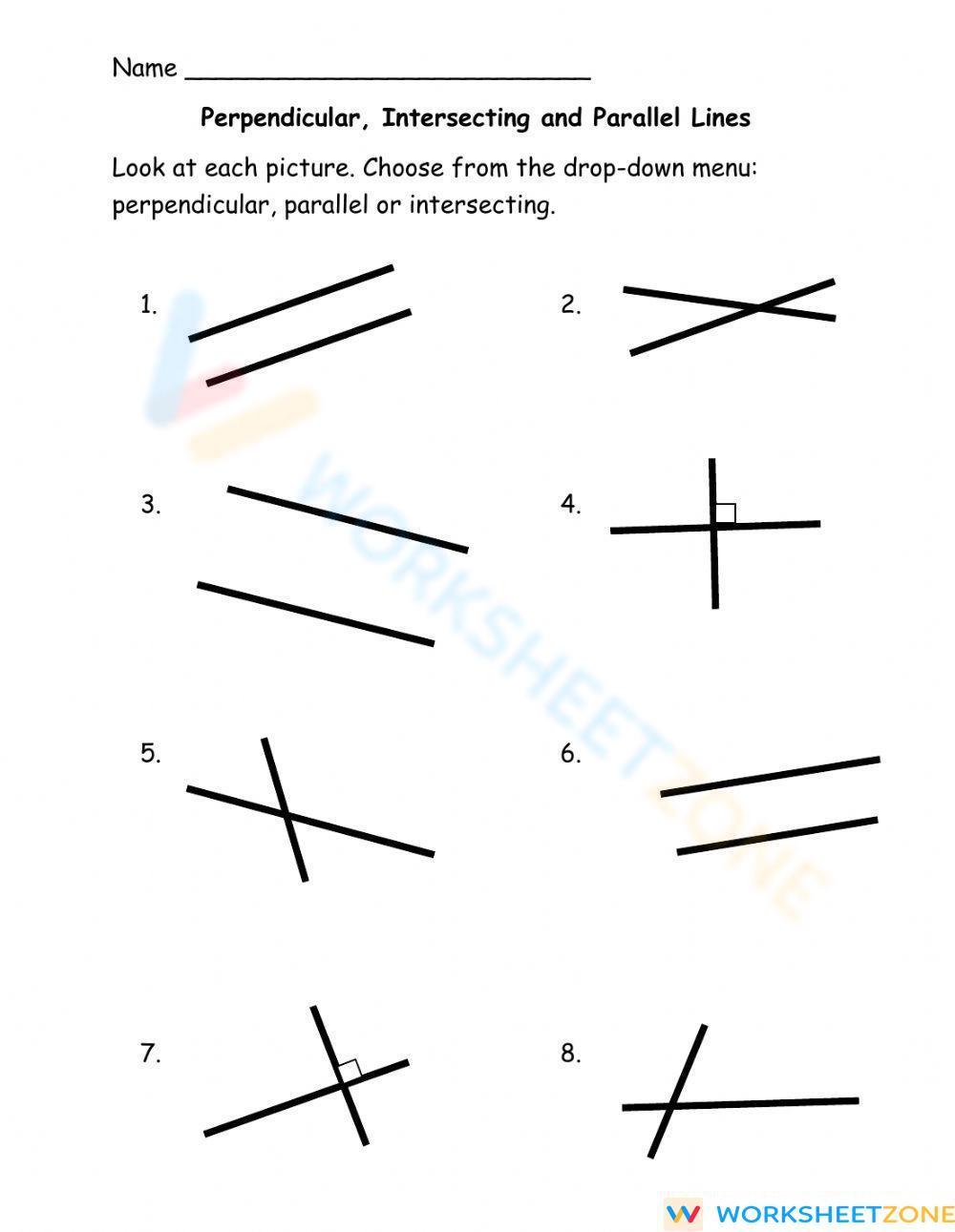 Free Parallel And Intersecting Lines Worksheet Download Free Parallel And Intersecting Lines