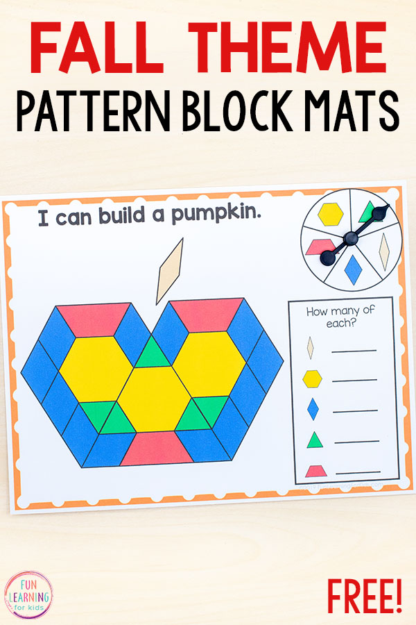 Free Printable Fall Pattern Block Mats - Worksheets Library