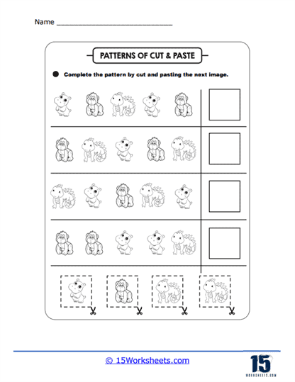 Kindergarten Patterns Worksheet - Classroom Must Haves - Worksheets Library