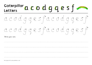 Letter Formation Worksheets for Early Years - SparkleBox - Worksheets Library