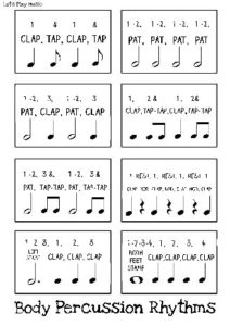 Free percussion rhythm worksheet, Download Free percussion rhythm ...
