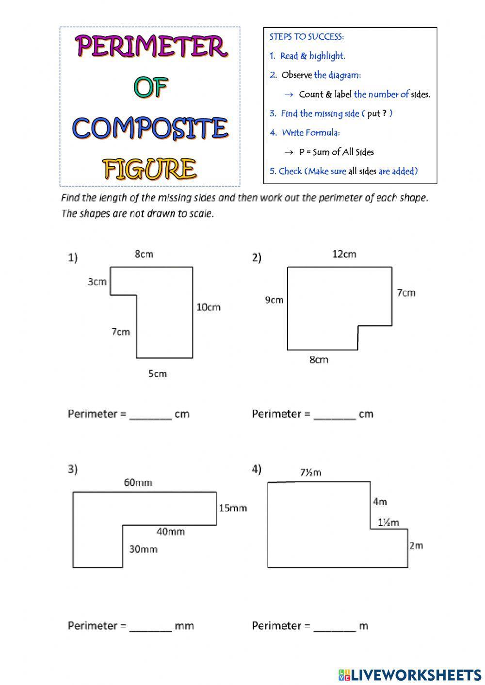 Perimeter Of Composite Figures Worksheets Worksheets Library Perimeter Of Composite Figures Worksheets Worksheets Library