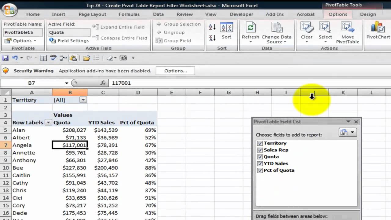 Learn How To Create A Pivot Table From Multiple Sheets Worksheets Library