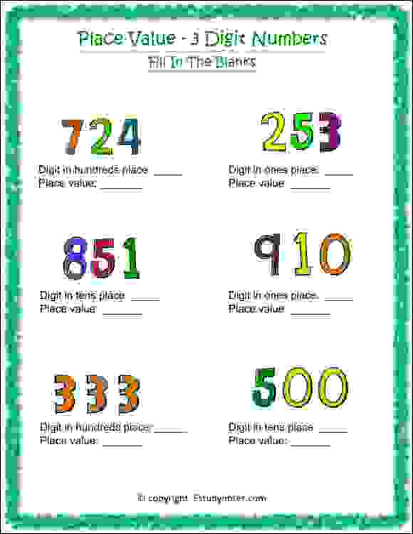 Understanding place value, up to 3-digit numbers | 2nd grade Math ...