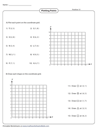 Ordered Pairs and Coordinate Plane Worksheets - Worksheets Library