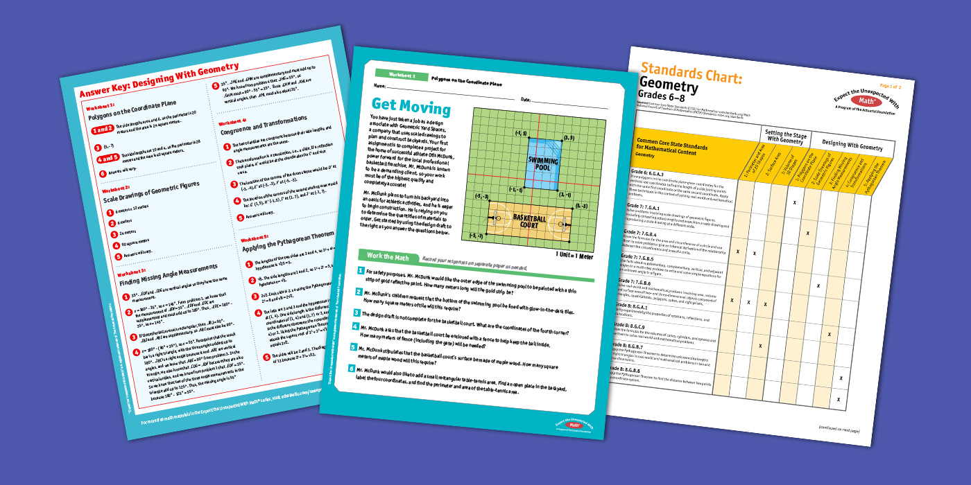 Geometry Lesson Plan Measuring Polygons On The Coordinate Plane