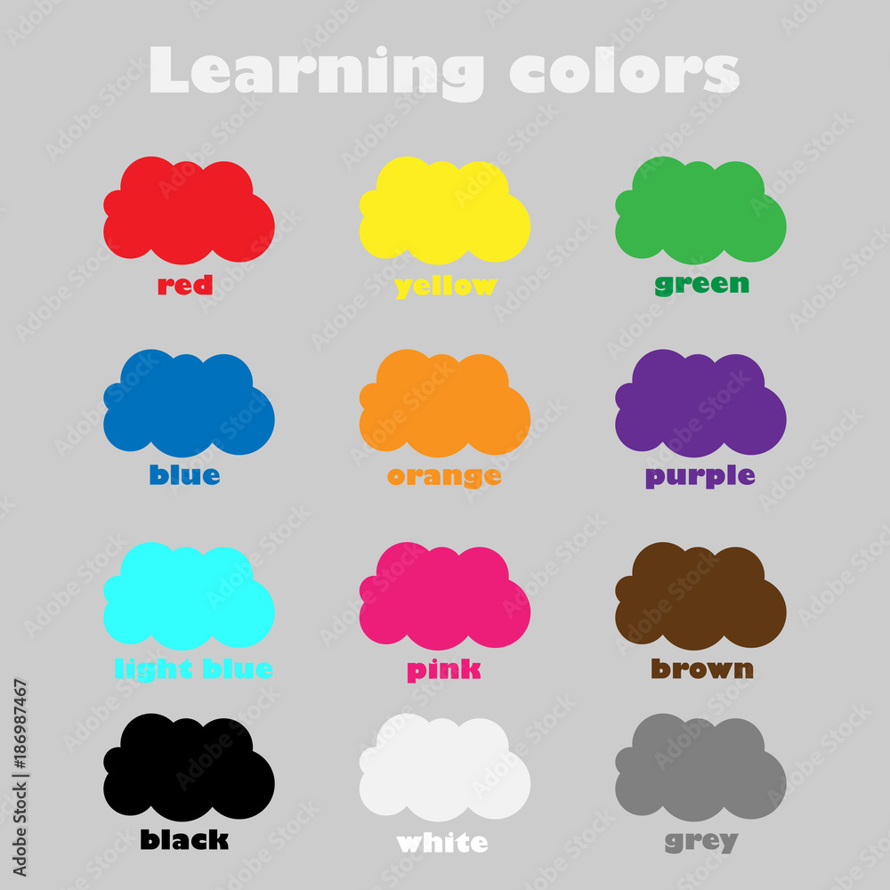 Learning colors for children, fun education game for kids ...