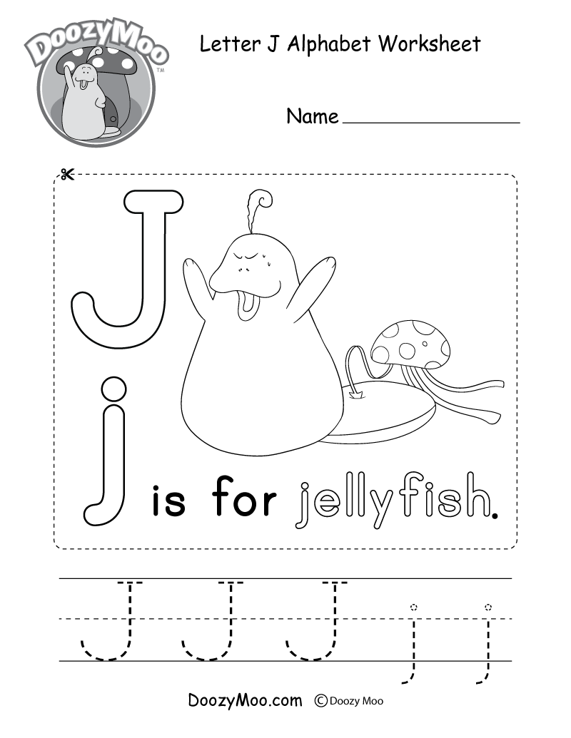 Letter Case Recognition Worksheet: Letter J | MyTeachingStation.com - Worksheets Library