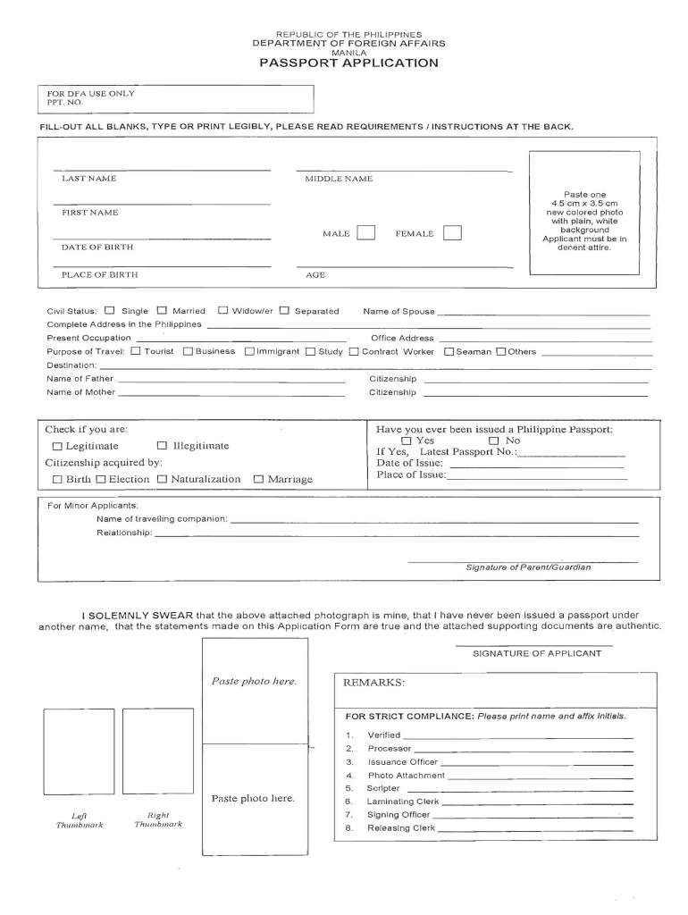 Free print application form passport, Download Free print application form passport png images ...