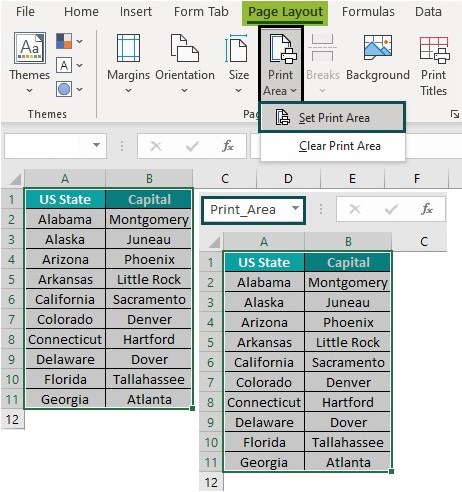 Print Area In Excel - What Is It, Examples, How To Set & Change? - Worksheets Library