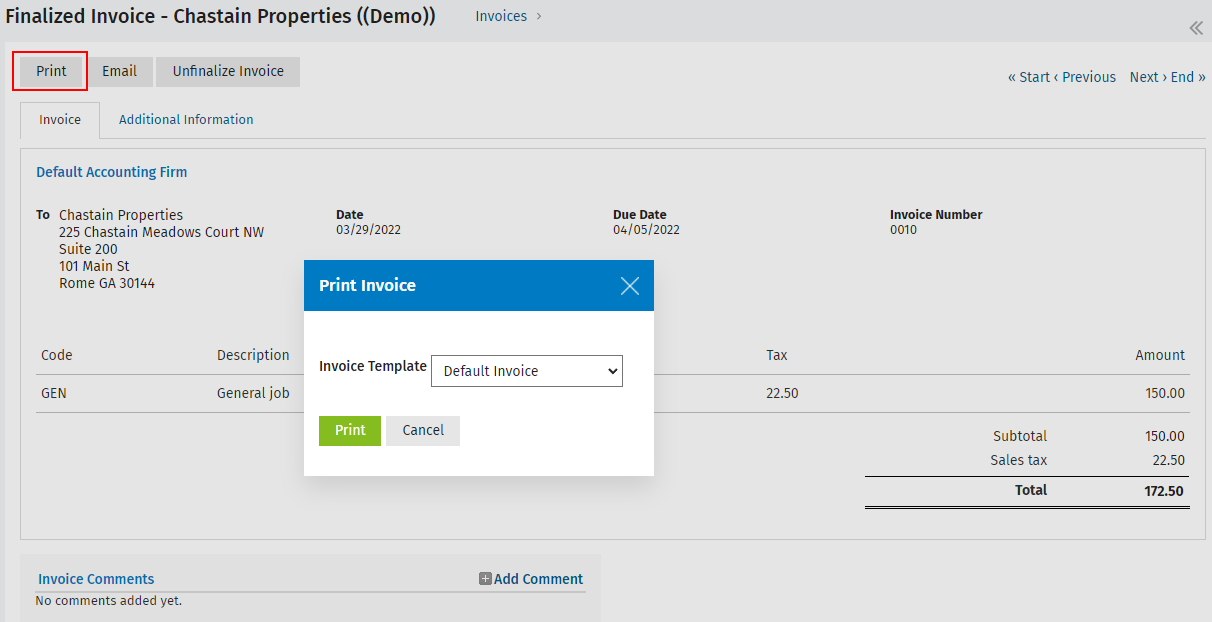 Print Ready Invoice in HTML and CSS.. - Worksheets Library