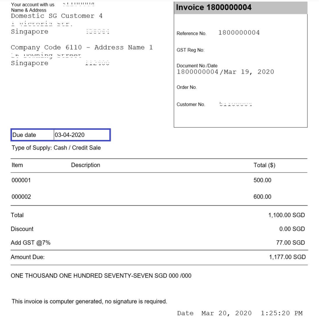 Printing Invoices - Worksheets Library
