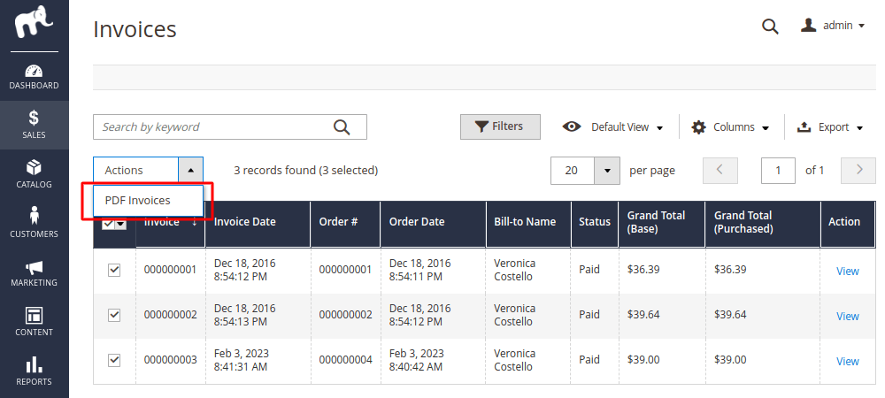 How to Print Invoices in Magento 2? - Magefan - Worksheets Library