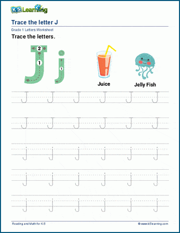 Letter J Worksheets | Worsheets library - Worksheets Library