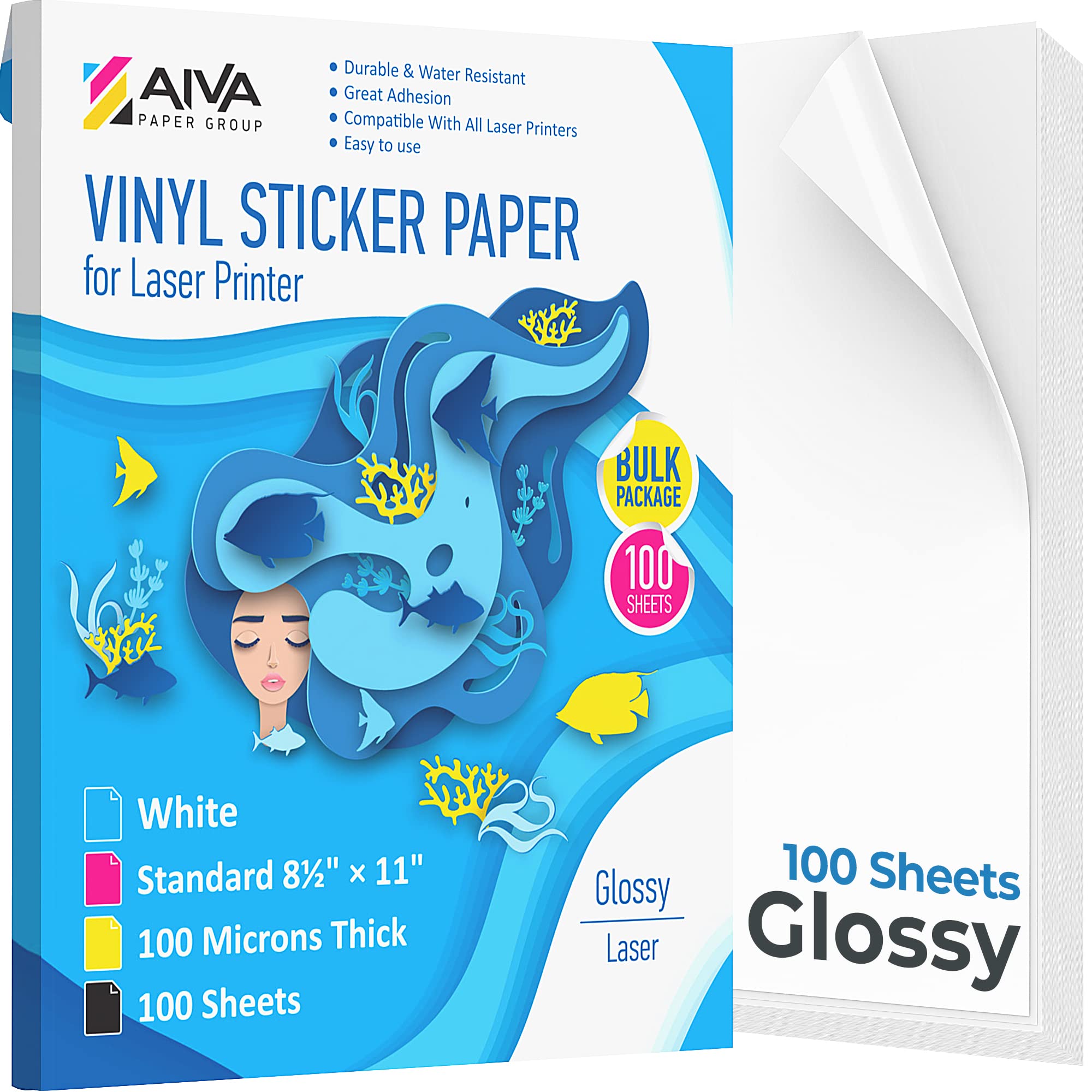 Pack Of 25 Inkjet Printer Sticker Paper A4 Inkjet Sticker Paper