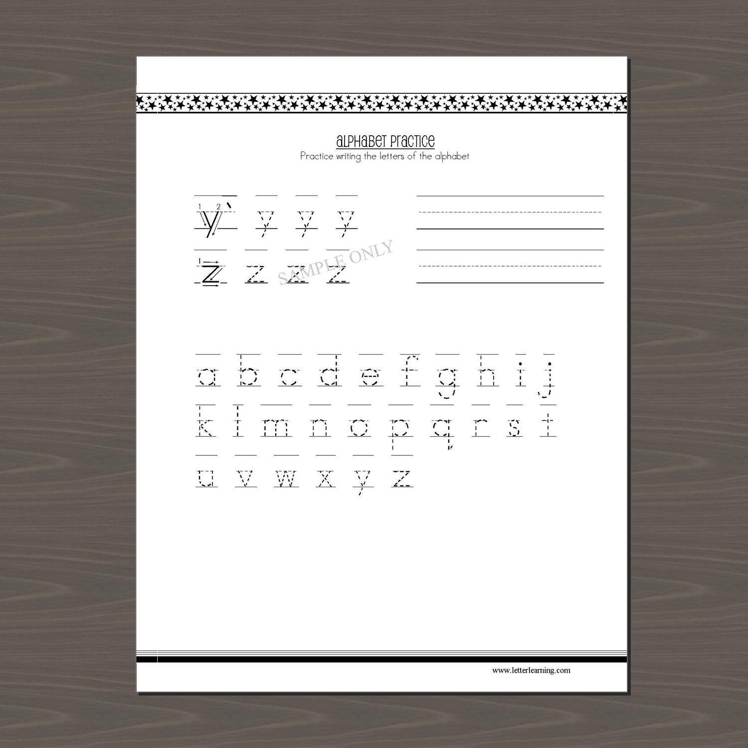Alphabet and Number Writing Practice, Learn to Write Letters and ...