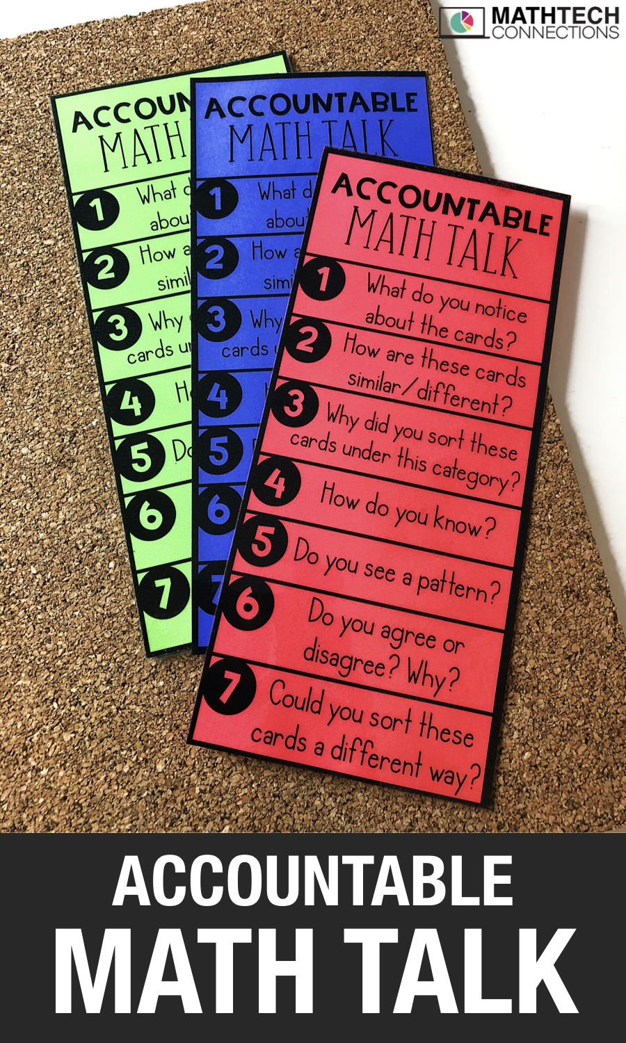 Accountable Math Talk Poster & Bookmark (Free Download) - Math ...