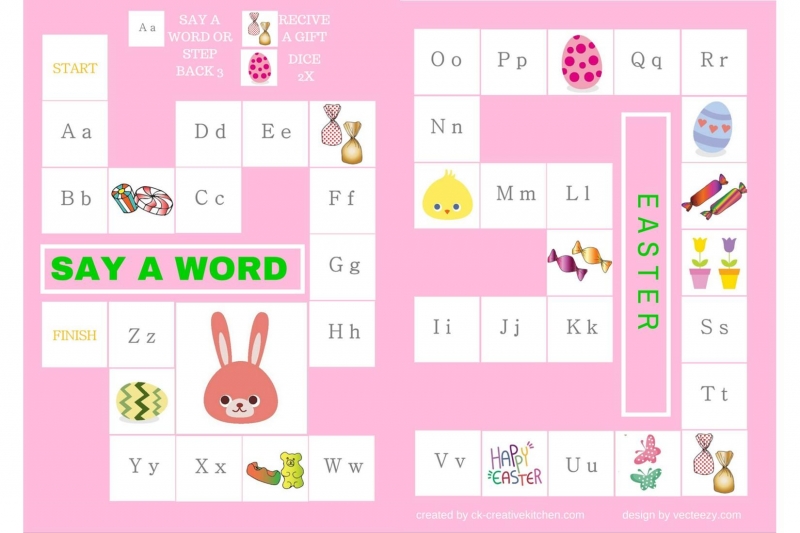 Free printable alphabet board games, Download Free printable alphabet board games png images ...