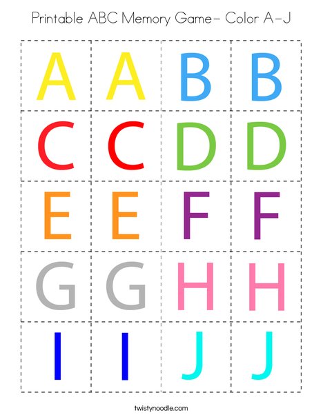 Free printable alphabet memory game, Download Free printable alphabet memory game png images ...