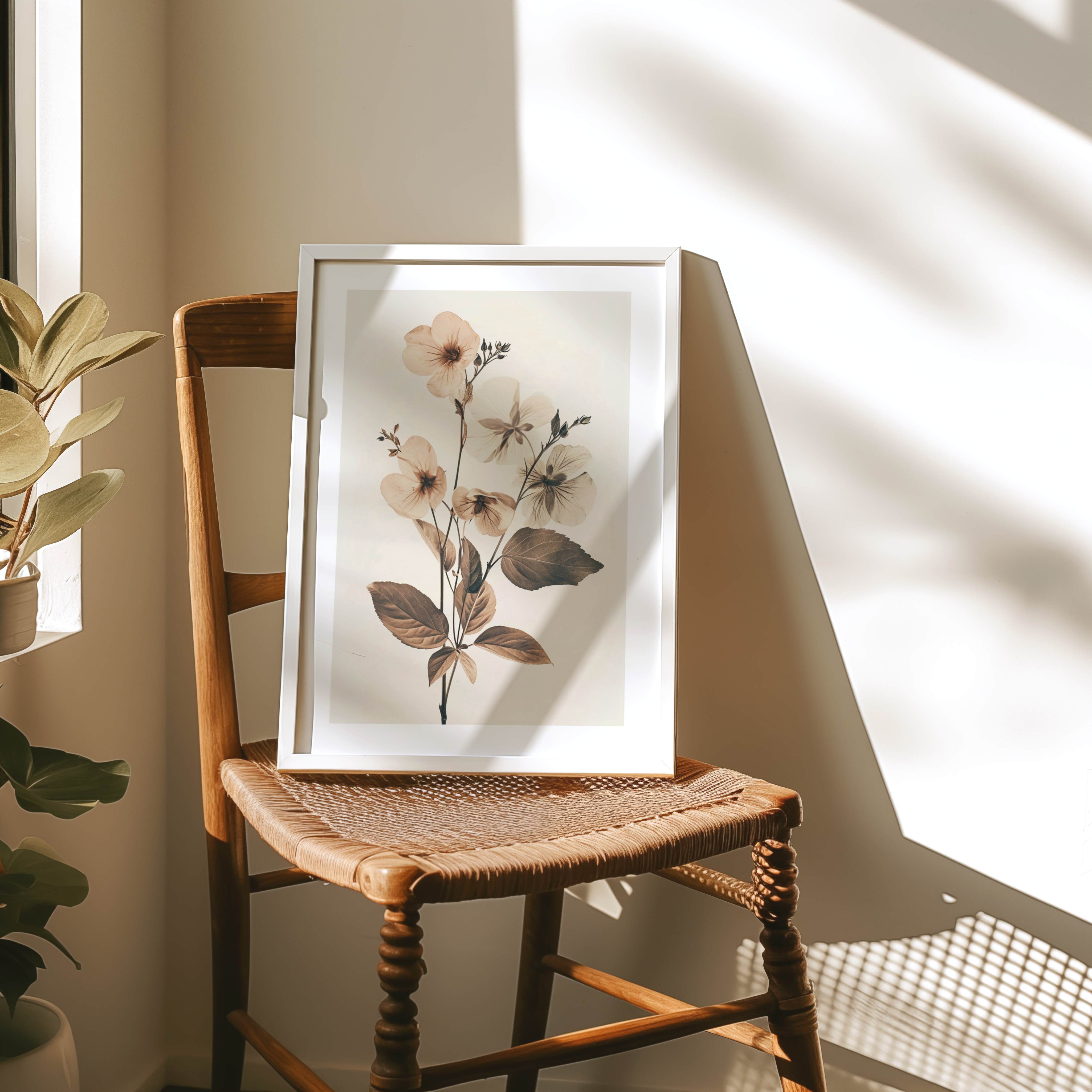 Soft Elegance Botanical Wall Art - Floral Print – ArtSpot - Worksheets ...