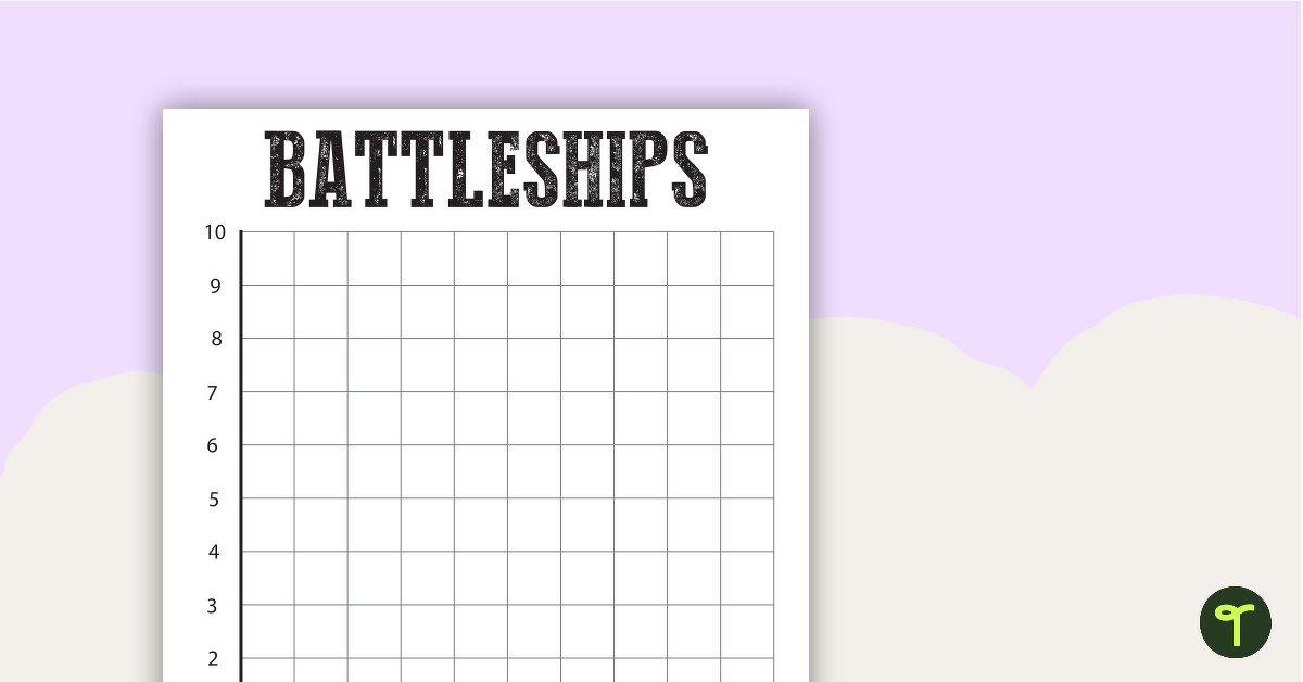 Battleships Grid Template Teach Starter Worksheets Library