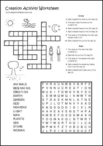 Bible Fun For Kids! - Worksheets Library