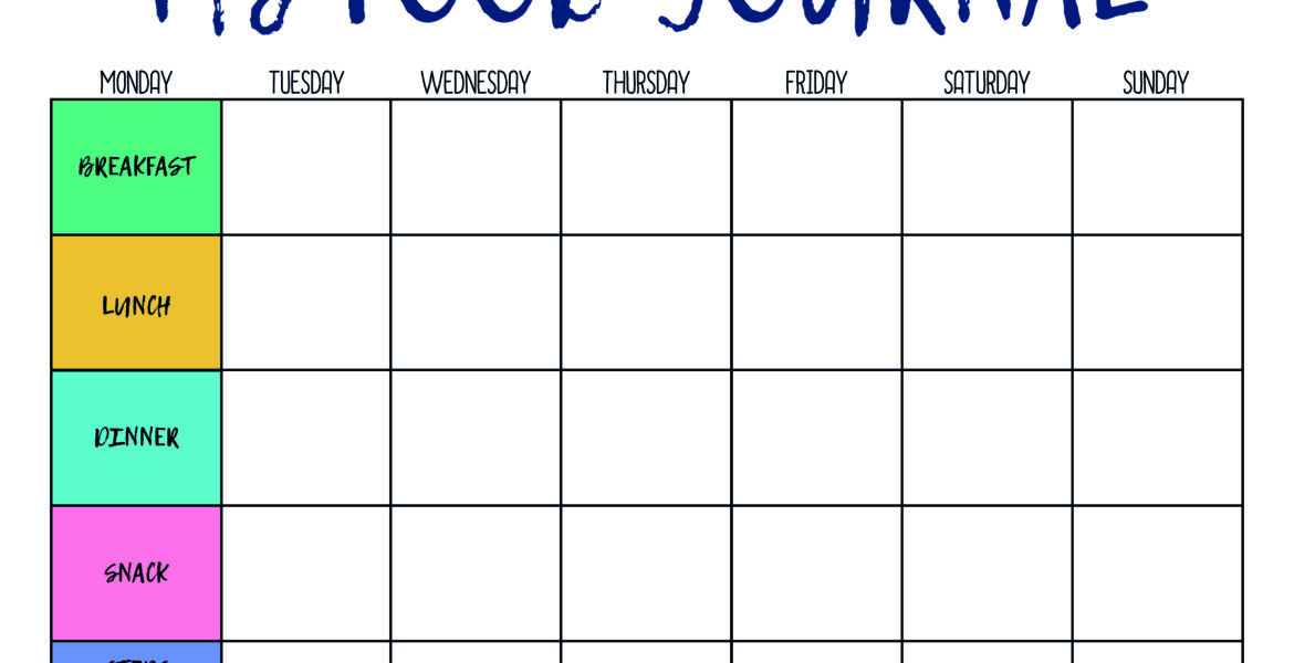 Free Printable Weekly Meal Planner PDF Templates - Worksheets Library