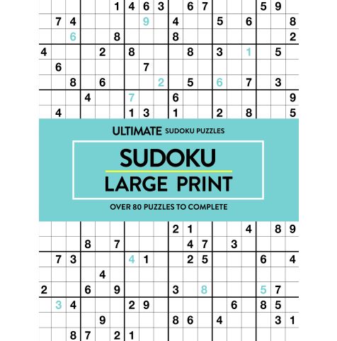 Large Print Sudoku Puzzle Book - Worksheets Library