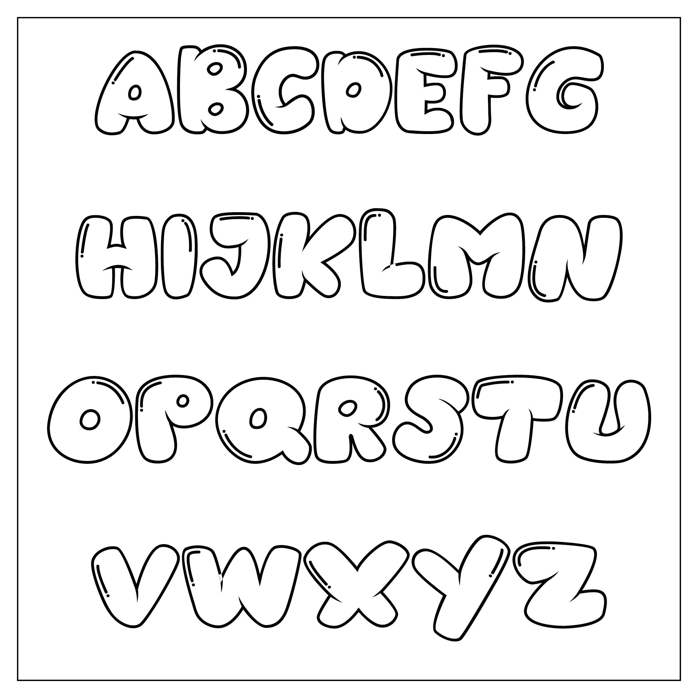 Large Font Letters - 10 Free PDF Printables | Printablee - Worksheets Library