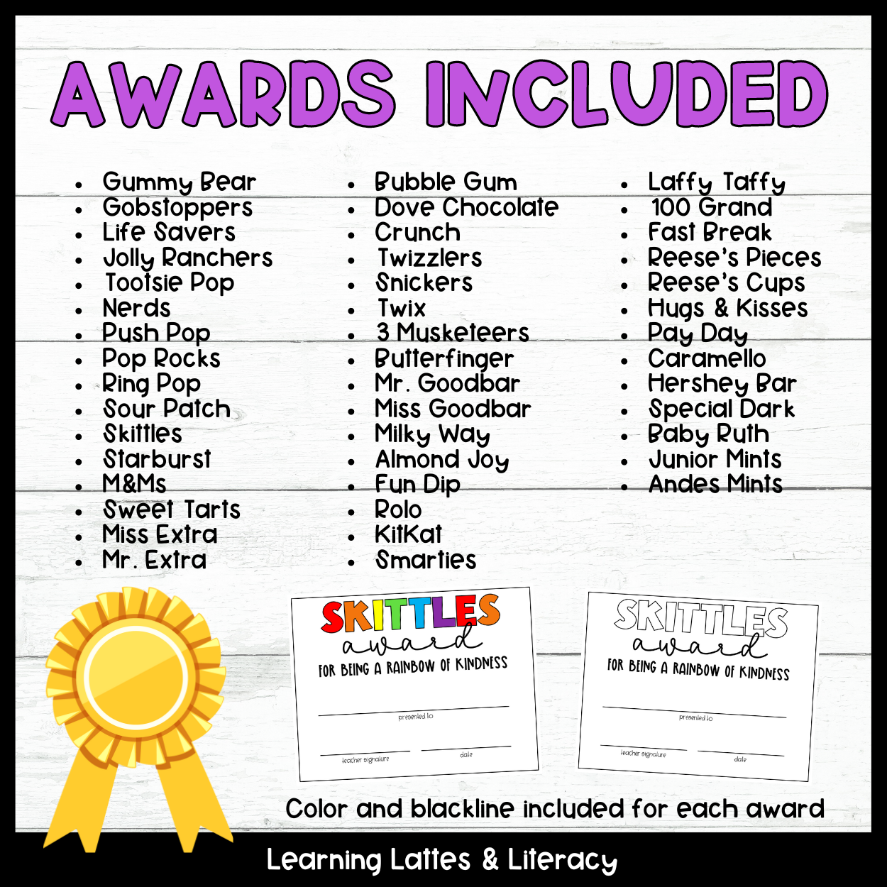 Free printable candy bar awards, Download Free printable candy bar ...