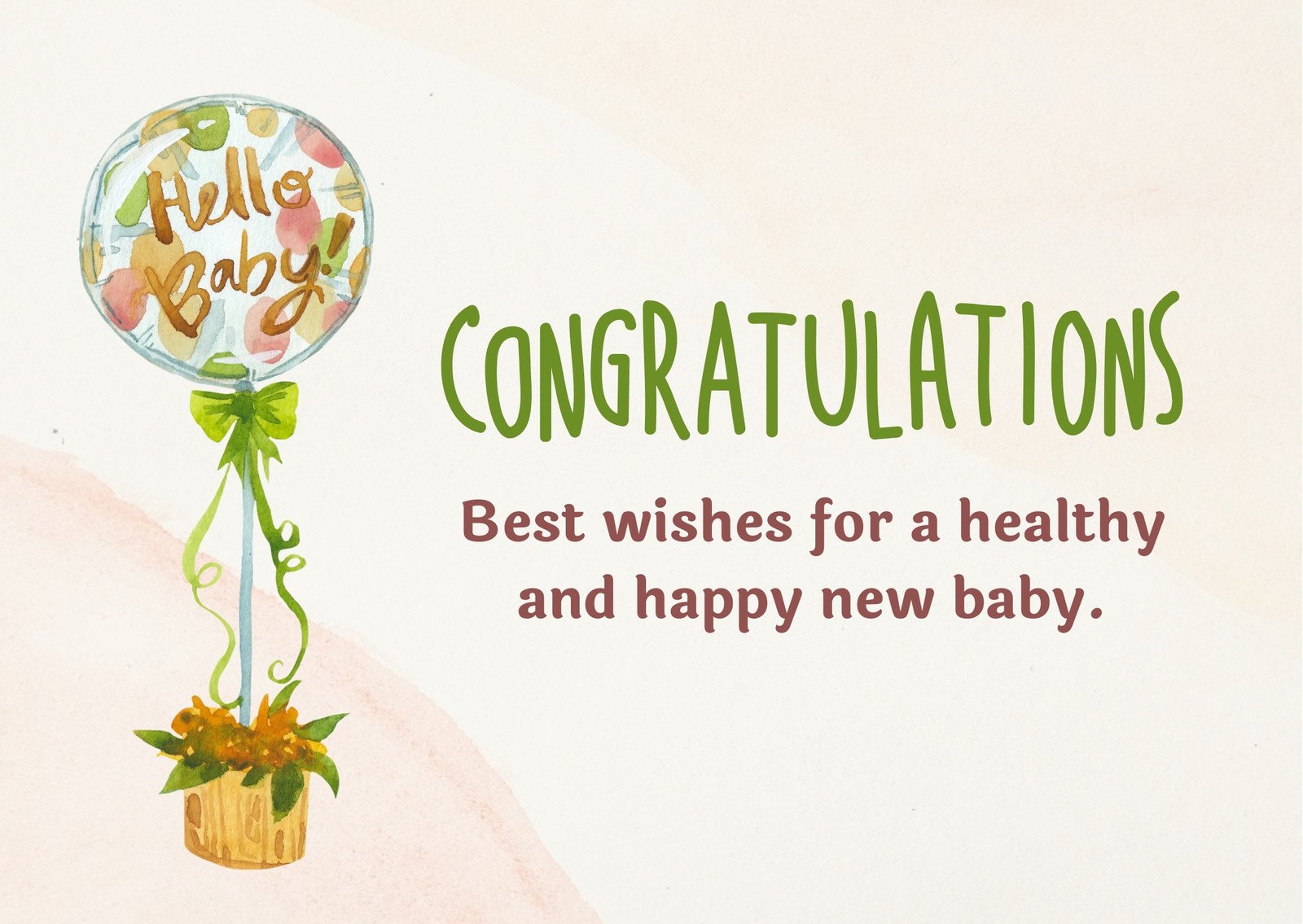 Printable Congrats Baby Signs New Baby Card Printable Congratulations Printable Congrats Baby Signs New Baby Card Printable Congratulations
