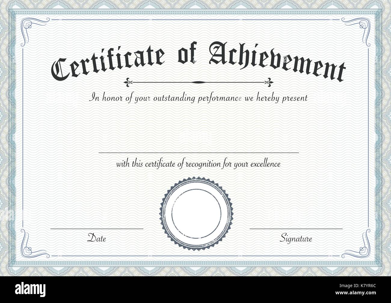 Certificate of achievement hi-res stock photography and images - Alamy ...