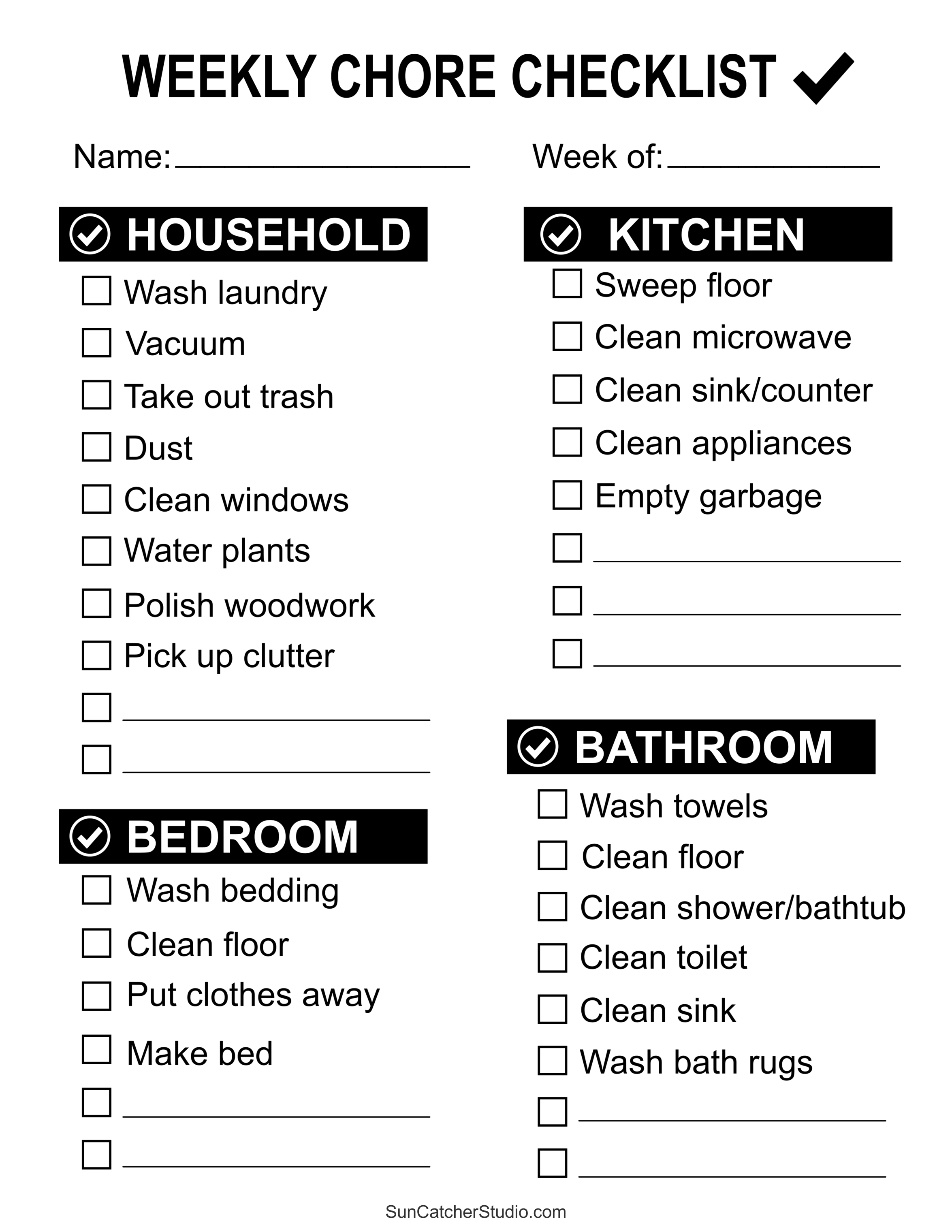 Chore Charts Printable Editable Daily Weekly Templates DIY Chore Charts Printable Editable Daily Weekly Templates DIY