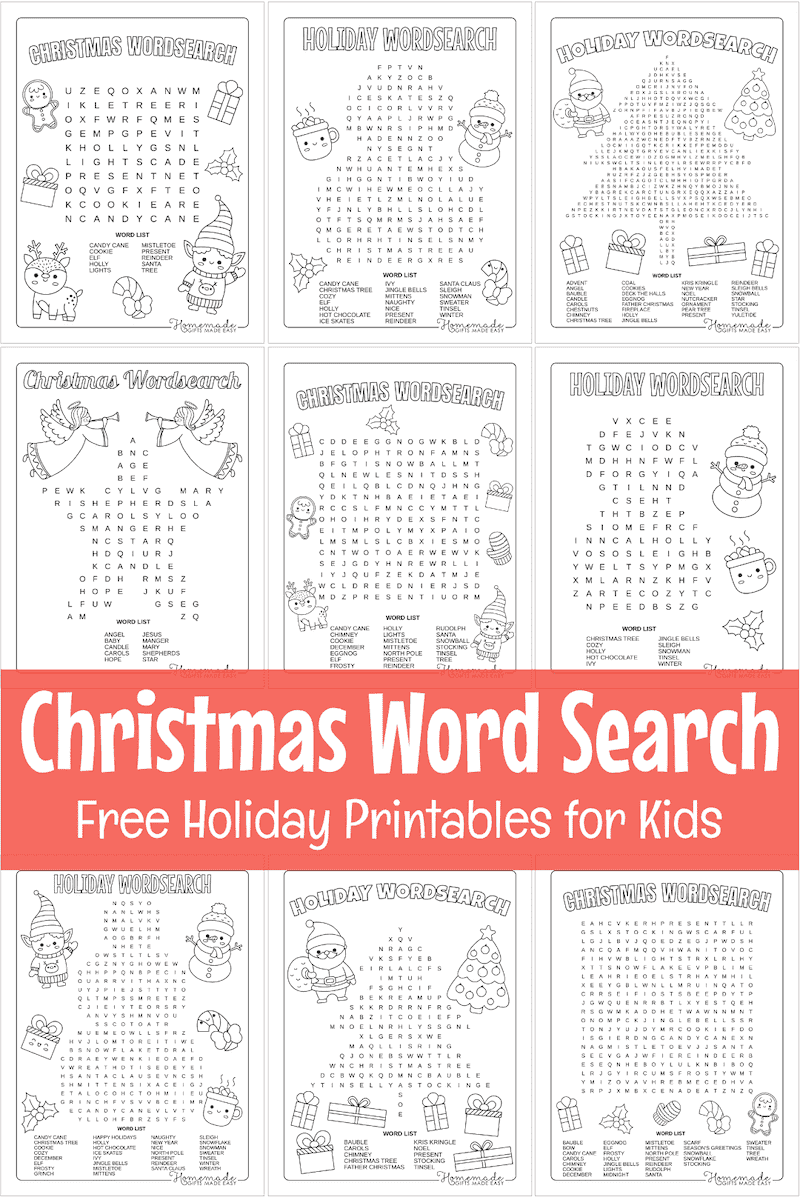 Best Free Printable Christmas Word Search Puzzles For Kids Worksheets Best Free Printable Christmas Word Search Puzzles For Kids Worksheets