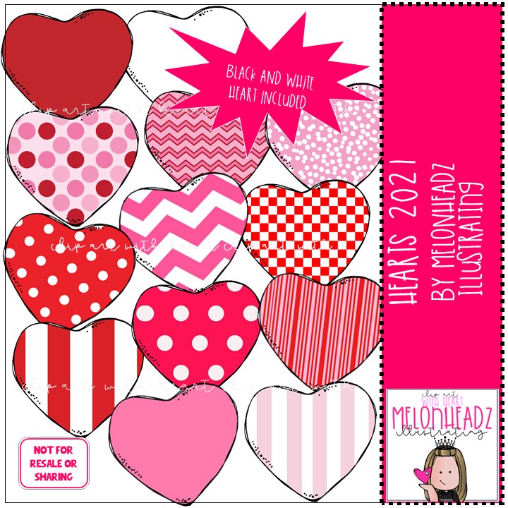 Free Hearts Clip Art - Worksheets Library