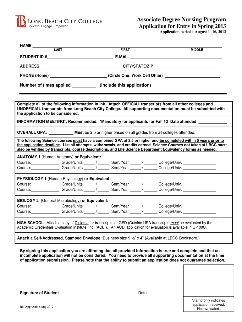 Sample college application: Fill out & sign online | DocHub - Worksheets Library
