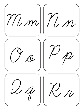 Free printable cursive alphabet flash cards, Download Free printable cursive alphabet flash ...