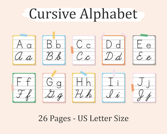 Free printable cursive alphabet flash cards, Download Free printable cursive alphabet flash ...