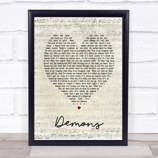 Free printable demons lyrics, Download Free printable demons lyrics png images, Free Worksheets ...