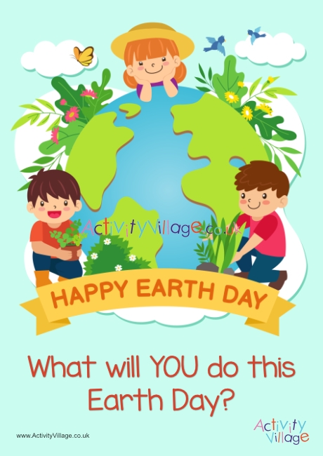 Earth Day Poster 3 - Worksheets Library