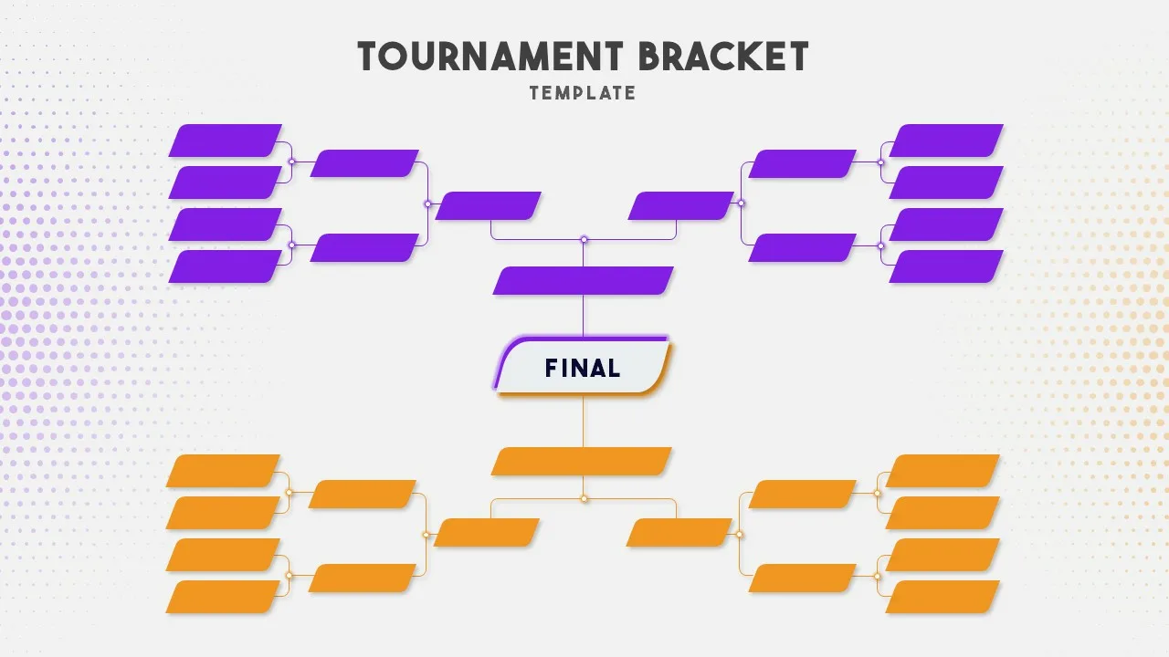 Tournament Bracket Template - SlideKit - Worksheets Library