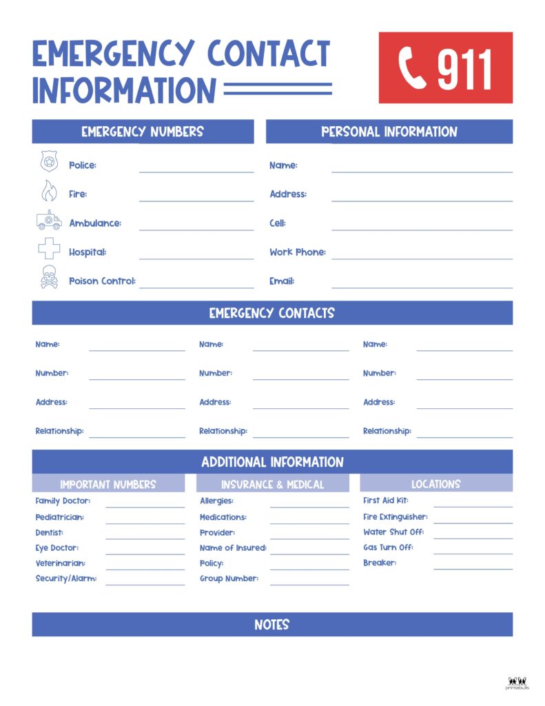 Contact List Templates - 20 FREE Printables | Printabulls - Worksheets ...
