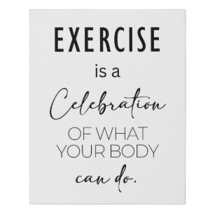 Gym Quotes Canvas Art & Prints | Zazzle - Worksheets Library