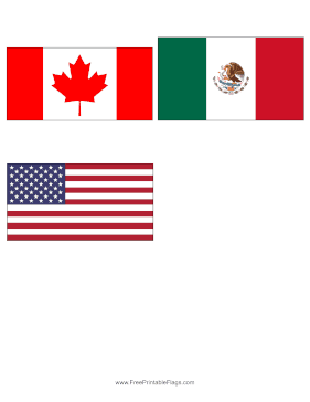 Free printable flags of north america, Download Free printable flags of ...