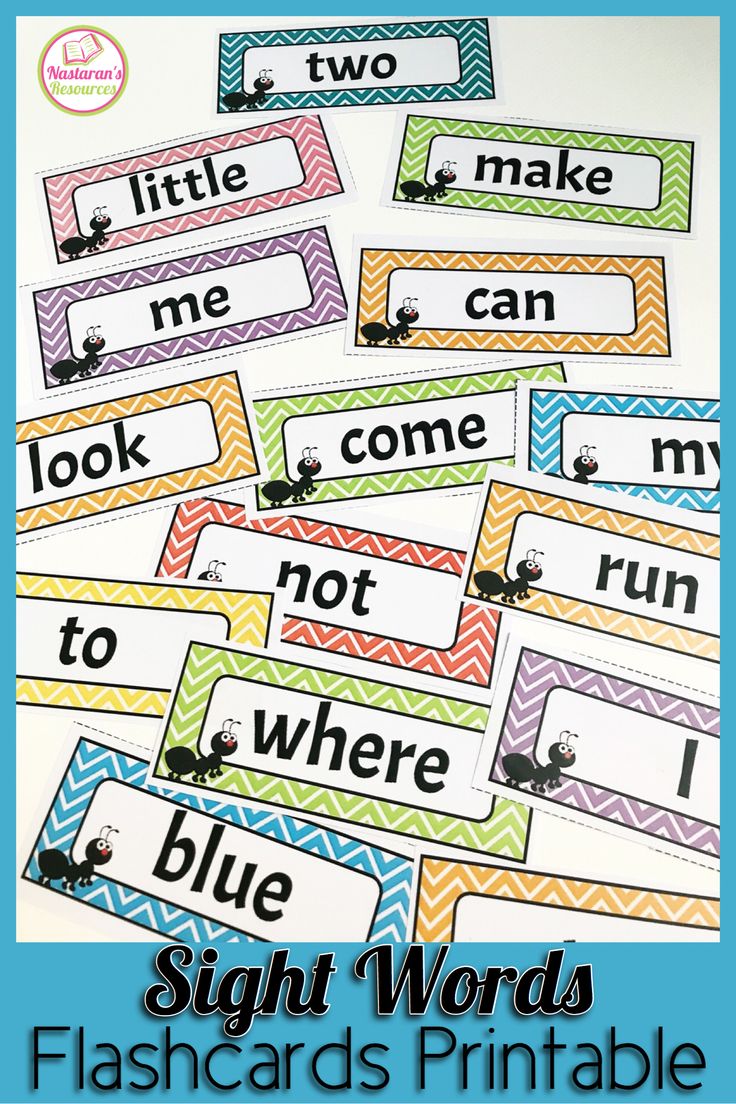 Pre Primer Sight Word Flash Cards | Word Wall - Worksheets Library