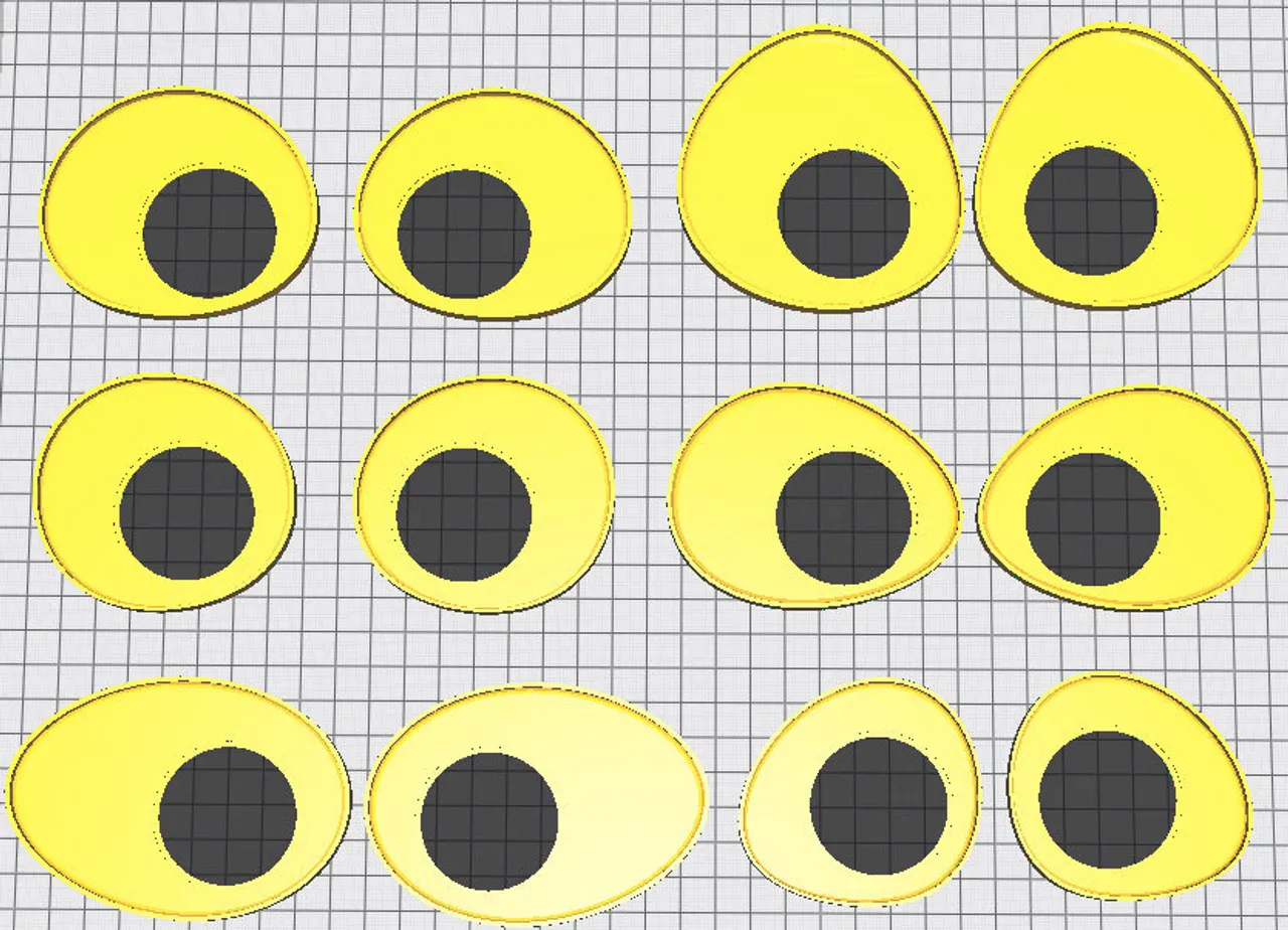 Fursuit Eye Inserts Von Tioh Kostenloses Stl Modell Worksheets Library