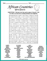 Geography Word Search Puzzles - Worksheets Library