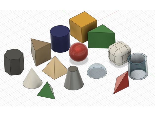 Free printable geometric shapes 3d, Download Free printable geometric ...