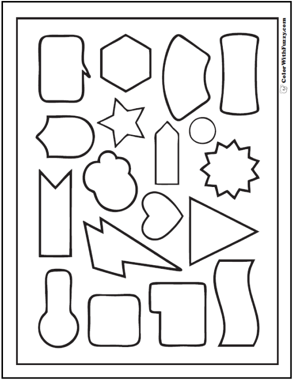 70+ Geometric Coloring Pages To Print PDF Digital Downloads ...