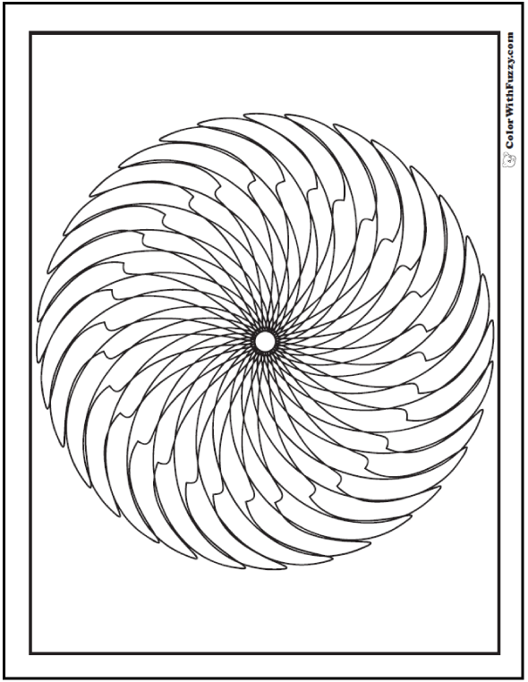 70+ Geometric Coloring Pages To Print PDF Digital Downloads ...